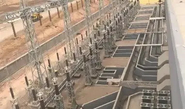 Construction of 400 KV GIS SUBSTATION BAZYAN | UniTech EPC Solutions